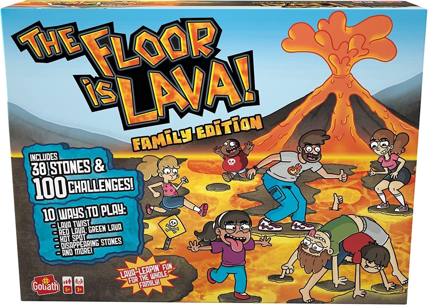 Goliath The Floor is Lava Family Edition / Podłoga to Lawa! Edycja rodzinna - Gra dla dziecka ...