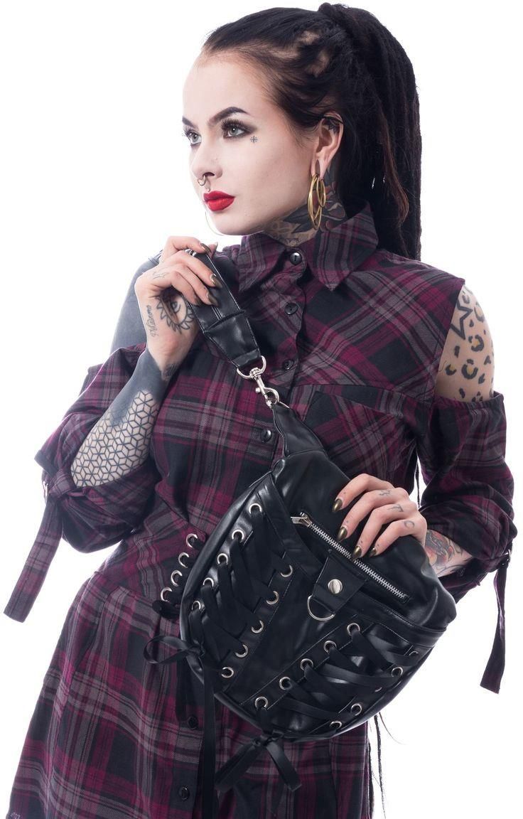 Torebka POIZEN INDUSTRIES - CORSET - BLACK - POI741 - Ceny i opinie ...