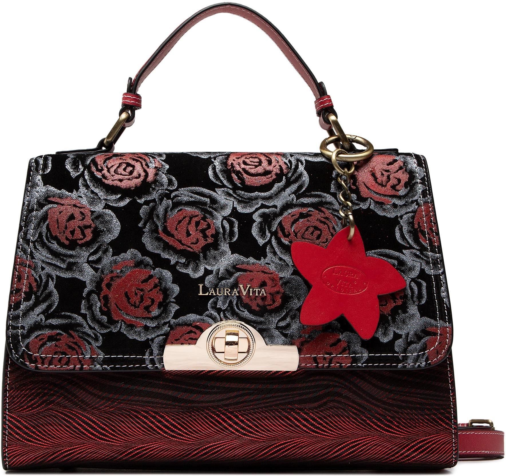 Torebka LAURA VITA - 4549 HM1874-6F Grenat - Ceny i opinie - Ceneo.pl