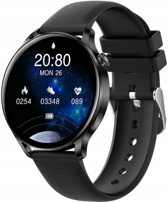 Części motocyklowe Moretti Smartwatch Rubicon Rnce81 Czarny Silikon ...