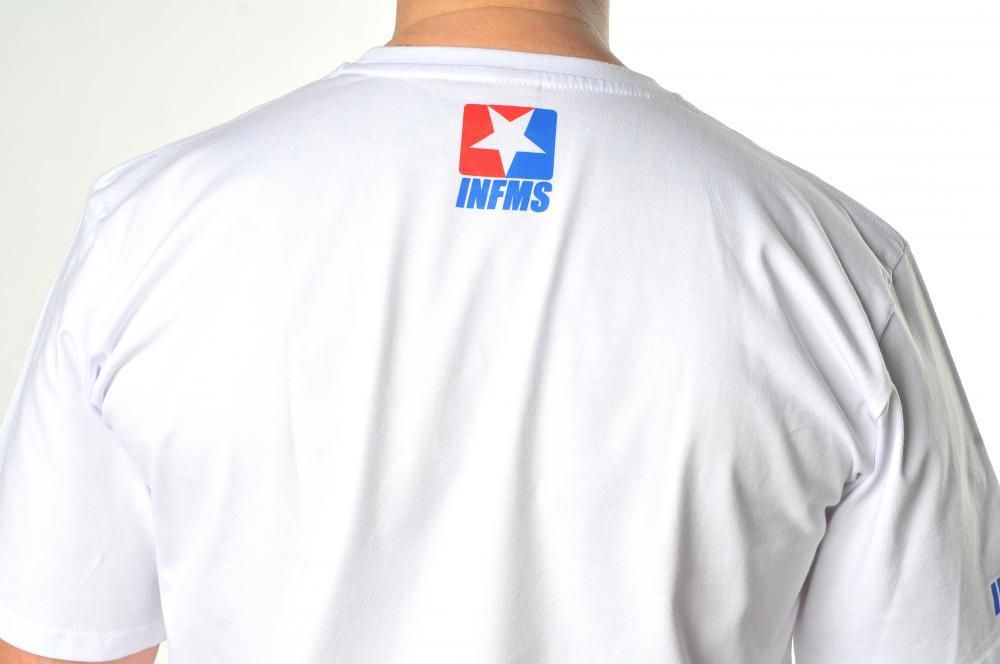 Odzież motocyklowa The Infamous Team T-Shirt Trzeba Zapier Biały ...