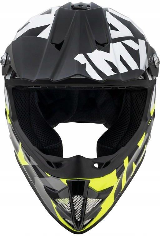 Kask motocyklowy Imx Fmx-01 Junior Black/White/Yellow/Grey - Opinie i ...