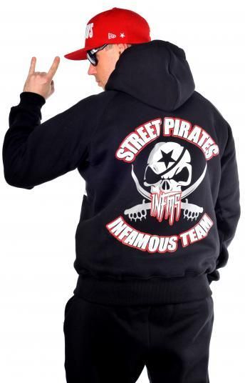 Odzież motocyklowa The Infamous Team Bluza Street Pirates + Wlepy ...