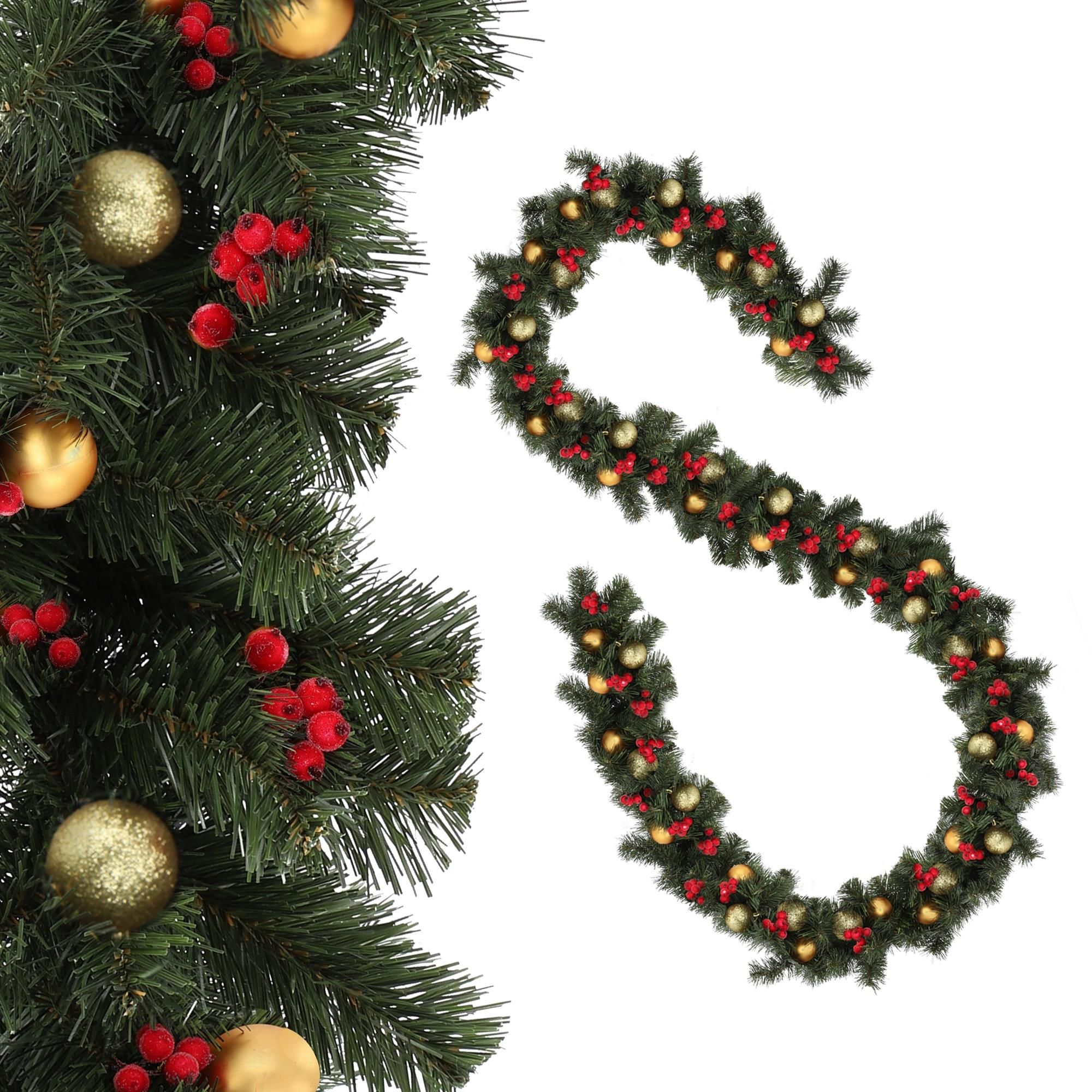 Kadax Girlanda Choinkowa Świąteczna 195 Cm Sztuczna 12701957225 - Opinie i atrakcyjne ceny na ...