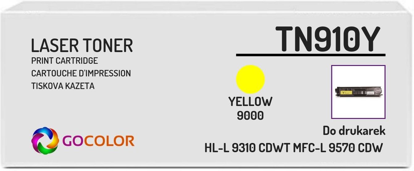 GOCOLOR TONER ZAMIENNY Z BROTHER TN-910Y MFC-L9570 CDW - Opinie i ceny ...