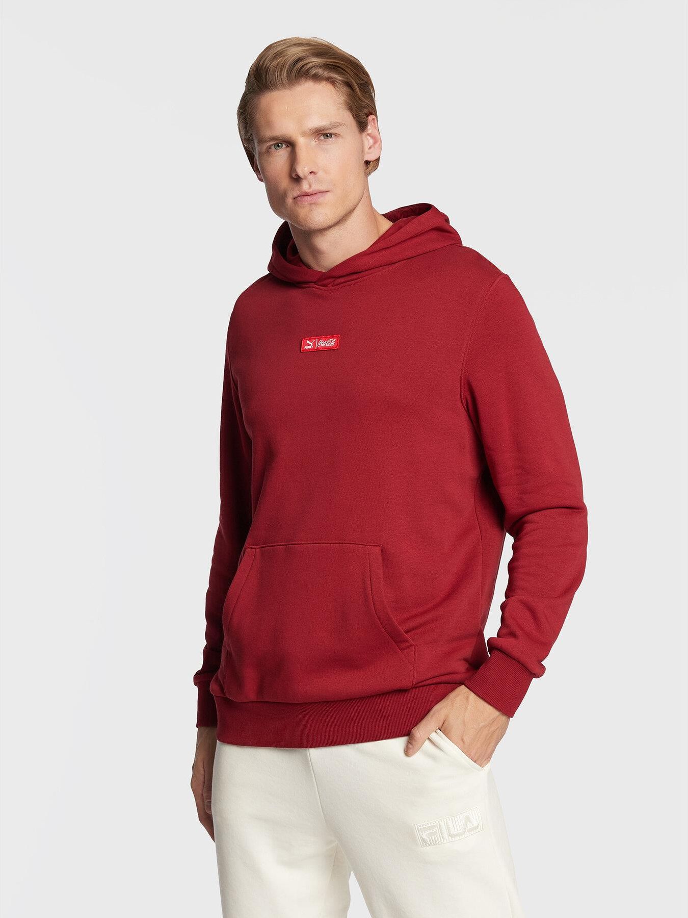 Puma Bluza COCA-COLA 536161 Czerwony Regular Fit - Ceny i opinie - Ceneo.pl