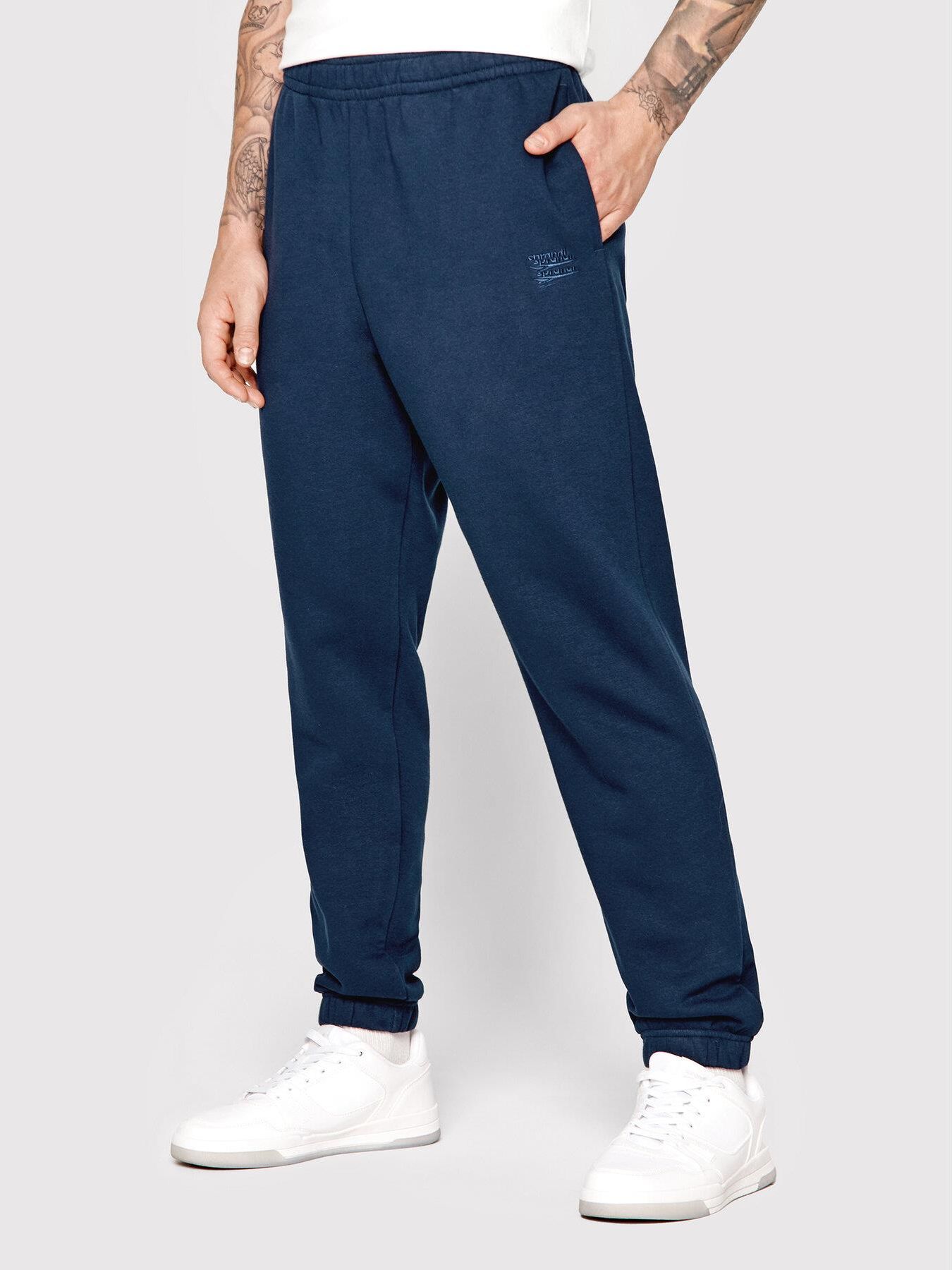 Sprandi Spodnie dresowe SP22-SPM551 Granatowy Regular Fit - Ceny i ...
