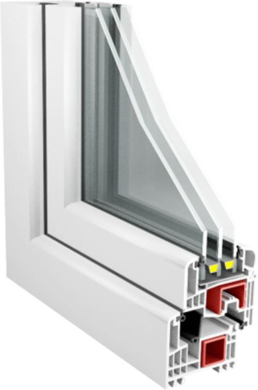 Okno PCV 150x150 Fix w ramie , Gealan Linear - Opinie i ceny na Ceneo.pl