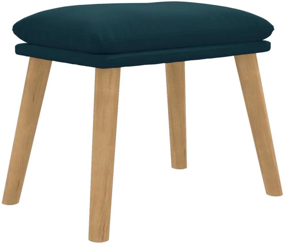 Vidaxl Podnóżek Niebieski 45X29,5X39cm Aksamitny (341445) - Opinie i ...