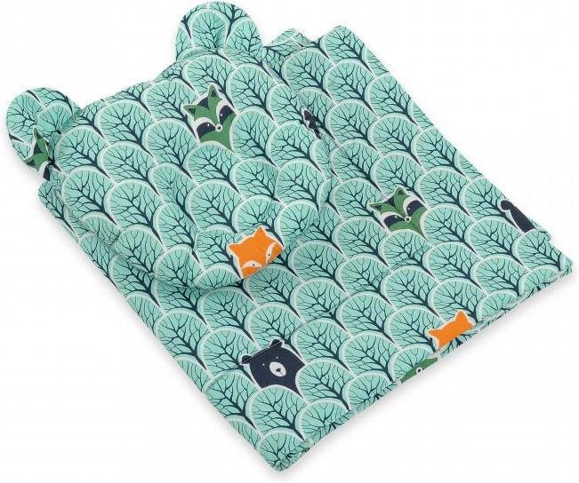 Bobono Kołderka Z Wypełnieniem I Poduszka Profilowana Miś Zestaw 2Cz ...