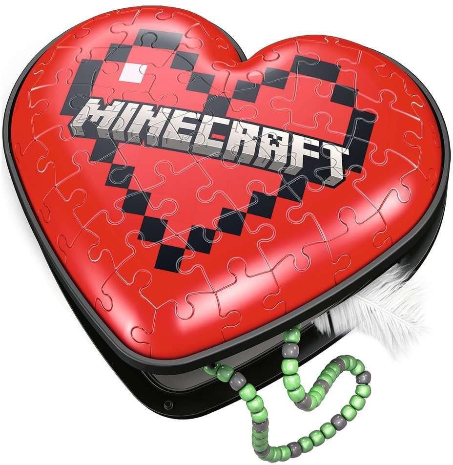 Ravensburger Puzzle 3D 54El Serce Minecraft 112852 - Ceny i opinie ...