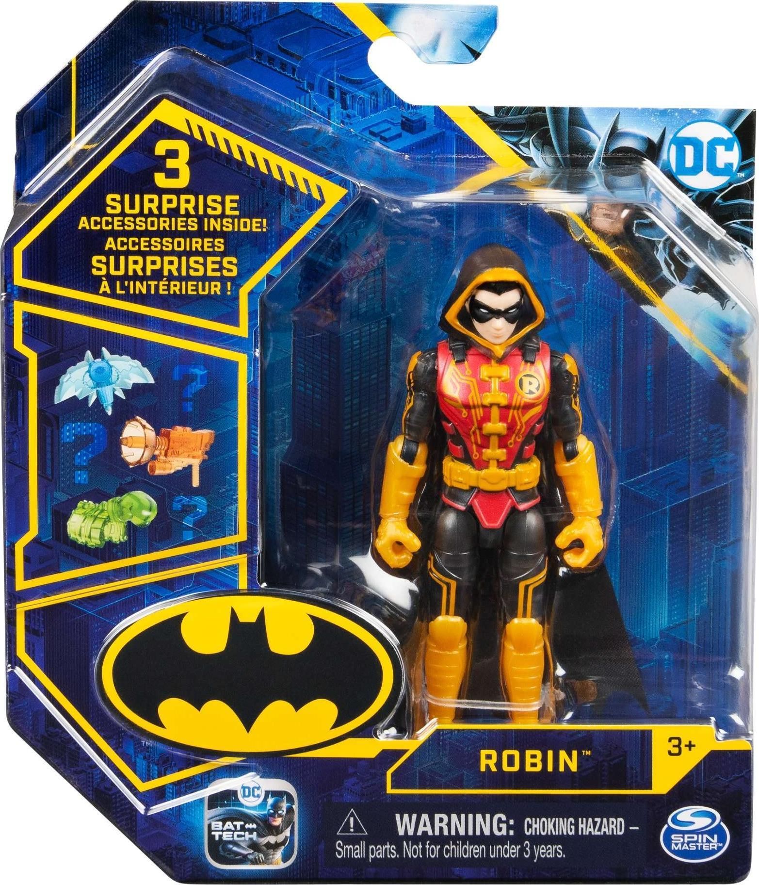 Spin Master Figurka Batman Robin Ruchoma Figurka Akcji 10 Cm + 3 ...
