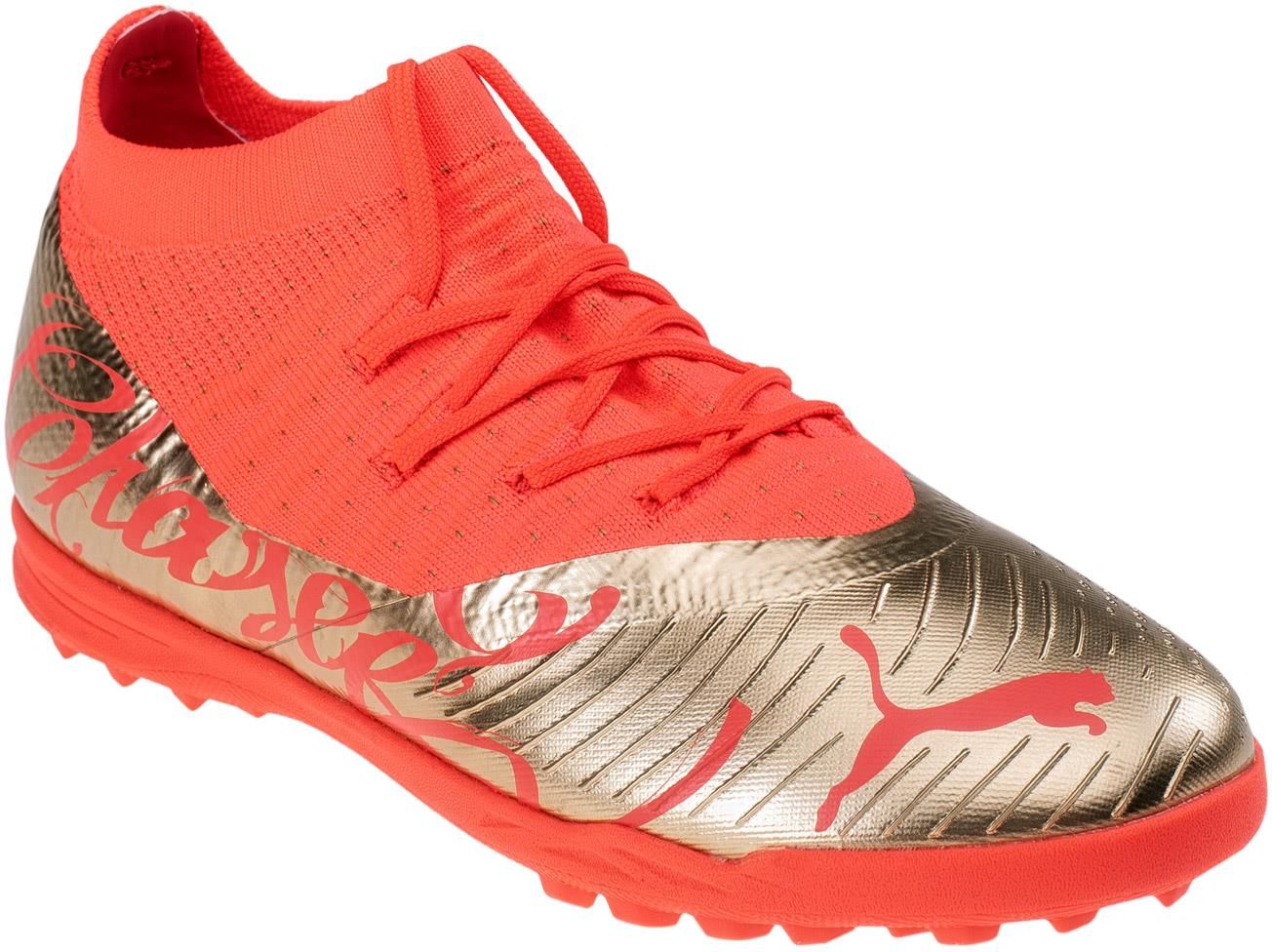 Puma Dziecięce Turfy Future Z 3.4 Njr Tt Jr Fiery Coral-Gold Czerwony ...