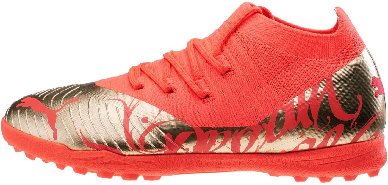 Puma Dziecięce Turfy Future Z 3.4 Njr Tt Jr Fiery Coral-Gold Czerwony ...