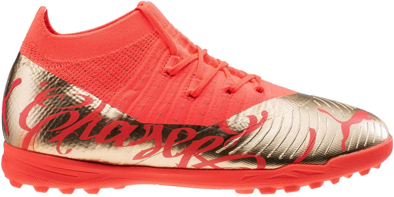 Puma Dziecięce Turfy Future Z 3.4 Njr Tt Jr Fiery Coral-Gold Czerwony ...