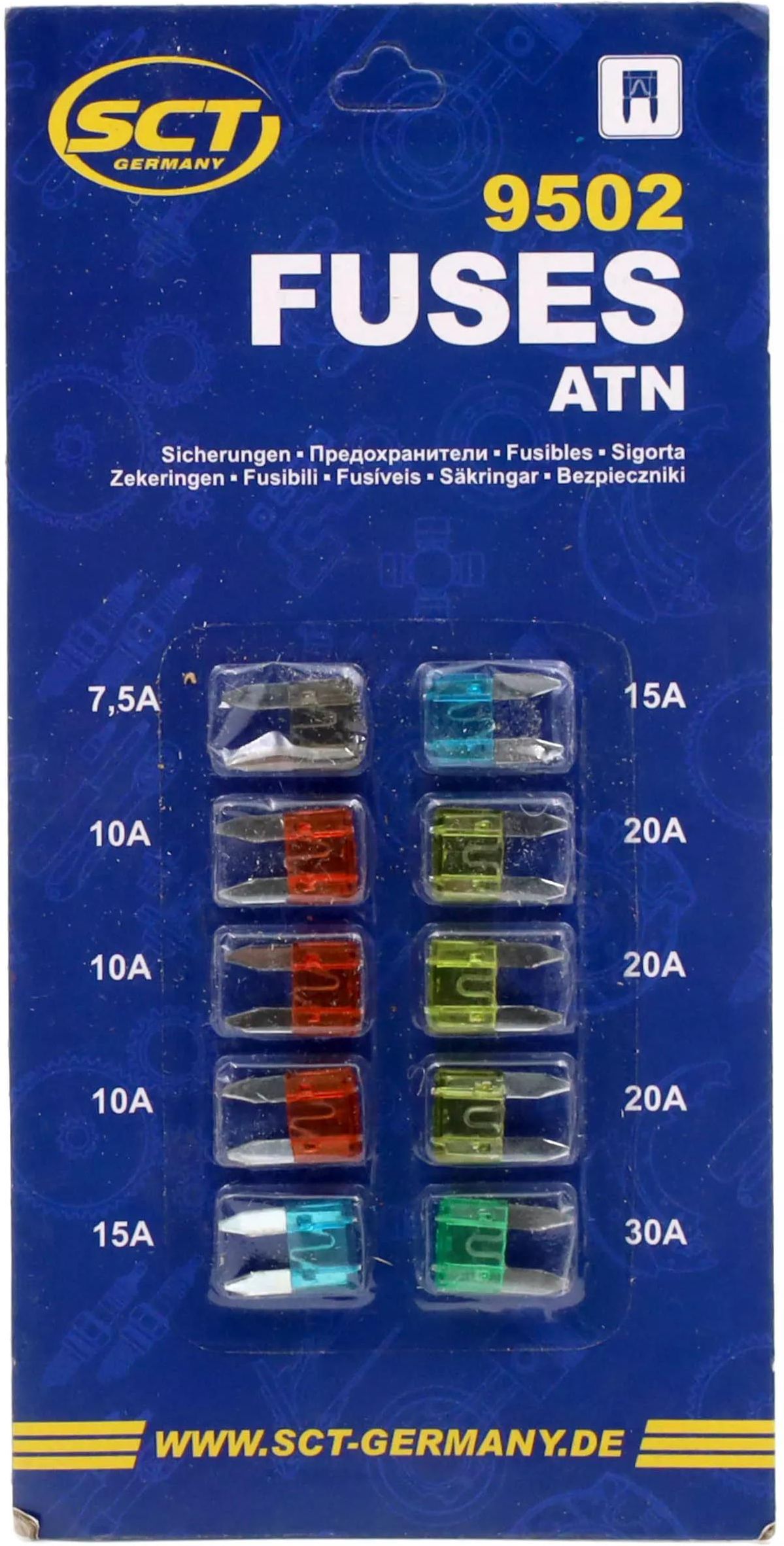 Sct Germany Bezpieczniki Płytkowe Sct Małe 10Szt. (9502) - Opinie i ...