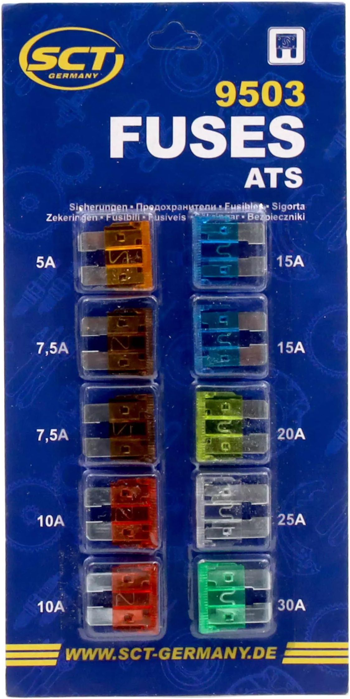 Sct Germany Bezpieczniki Płytkowe Sct Duże 10Szt. (9503) - Opinie i ...