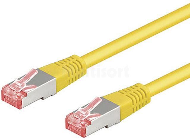 Patch cord; S/FTP; 6; linka; Cu; LSZH; żółty; 50m - Opinie i ceny na Ceneo.pl