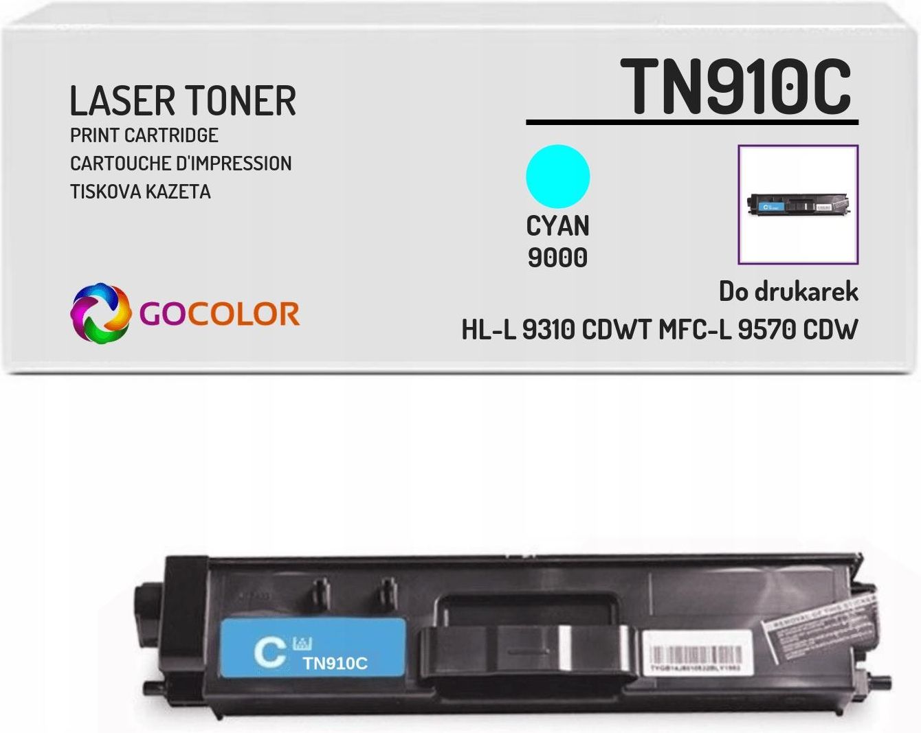 GOCOLOR TONER TN-910C DO BROTHER MFC-L9570 CDW - Opinie i ceny na Ceneo.pl