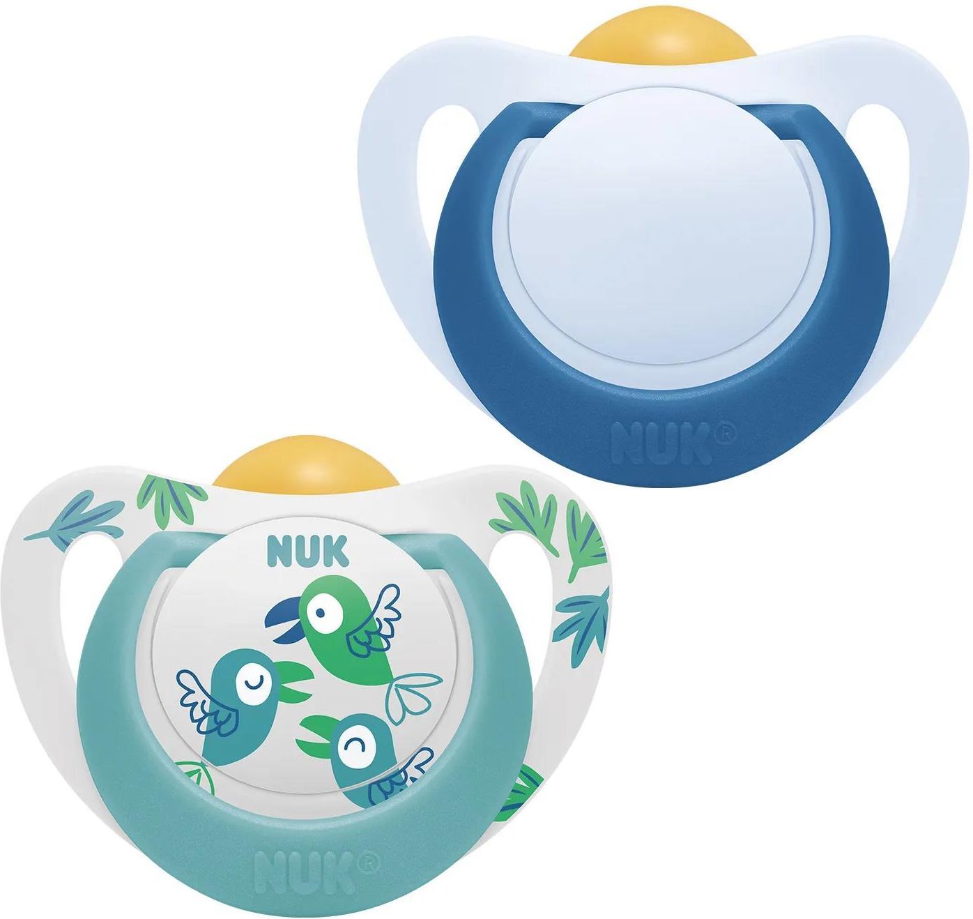 NUK Star lateksowy 18-36M niebieski/zielony 2 szt. - Ceny i opinie - Ceneo.pl