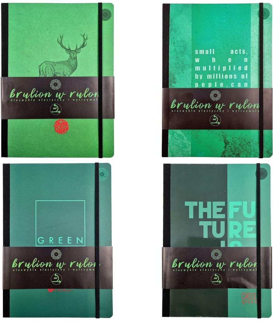 Brulion B5 96K Kratka Flexi Think Green 10Szt - Ceny i opinie - Ceneo.pl