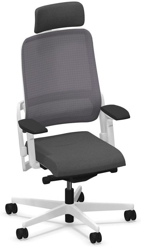 Nowy Styl Fotel XILIUM SWIVEL CHAIR MESH HRUA biały - Opinie i ...