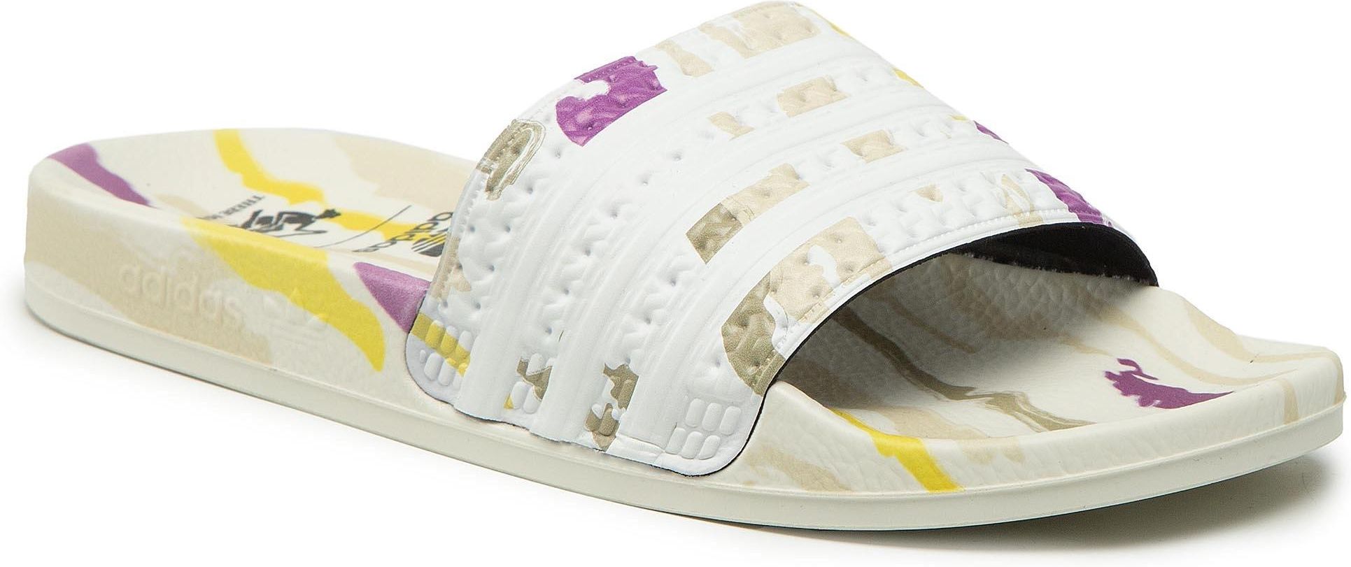 Klapki adidas - Adilette Tm W GX2073 Ftwwht/Ftwwht/Cblack - Ceny i ...