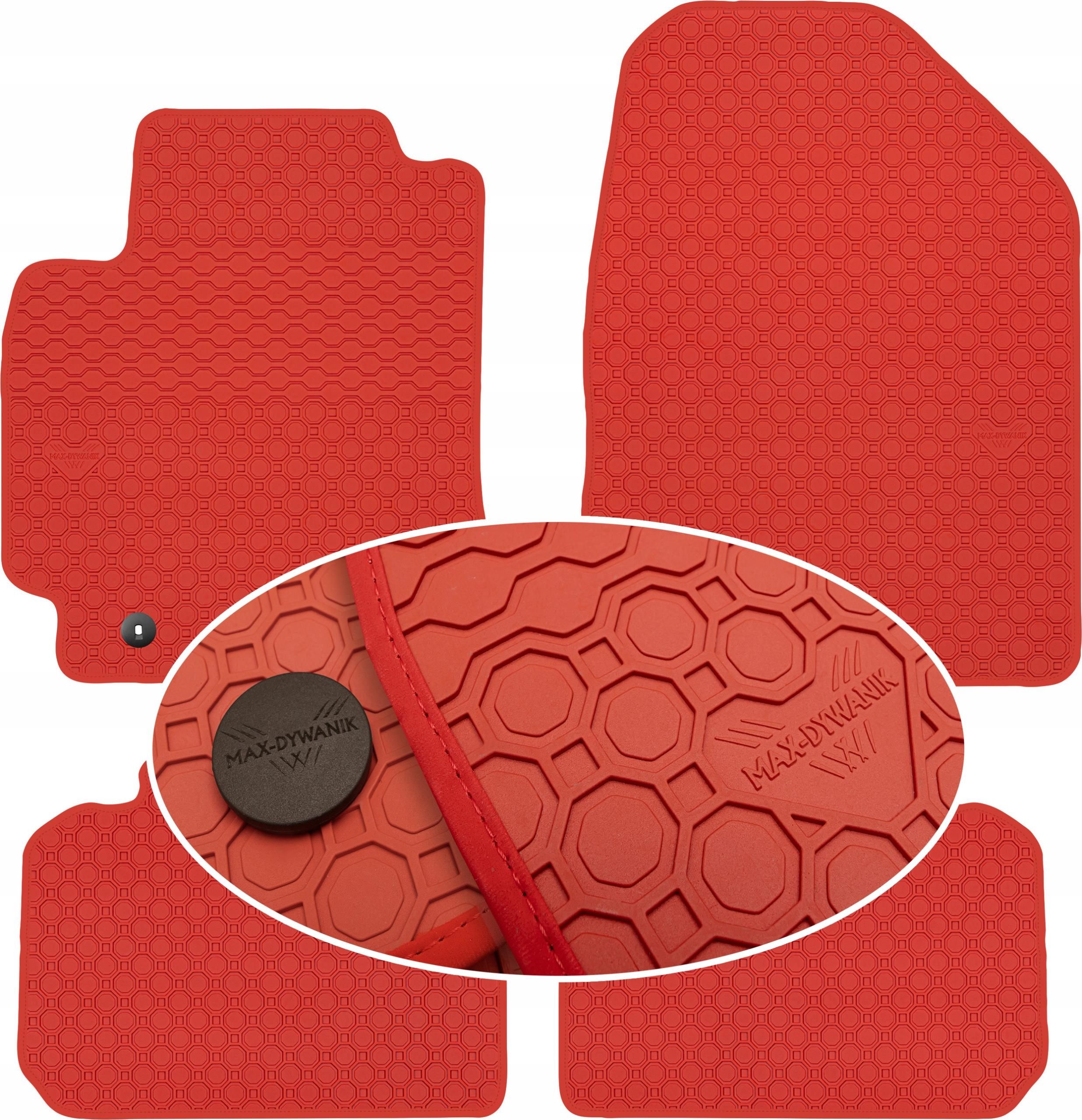 Dywanik samochodowy Max-Dywanik Hyundai Elantra Vi016-20 Czerwone ...