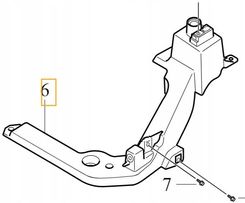 Błotnik samochodowy Volvo Xc40 Prawy Wspornik Uchwyt Mocowanie Błotnik ...