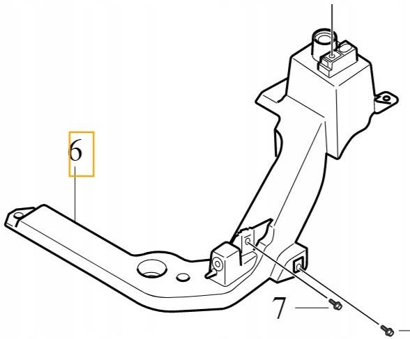 Błotnik samochodowy Volvo Xc40 Prawy Wspornik Uchwyt Mocowanie Błotnik ...