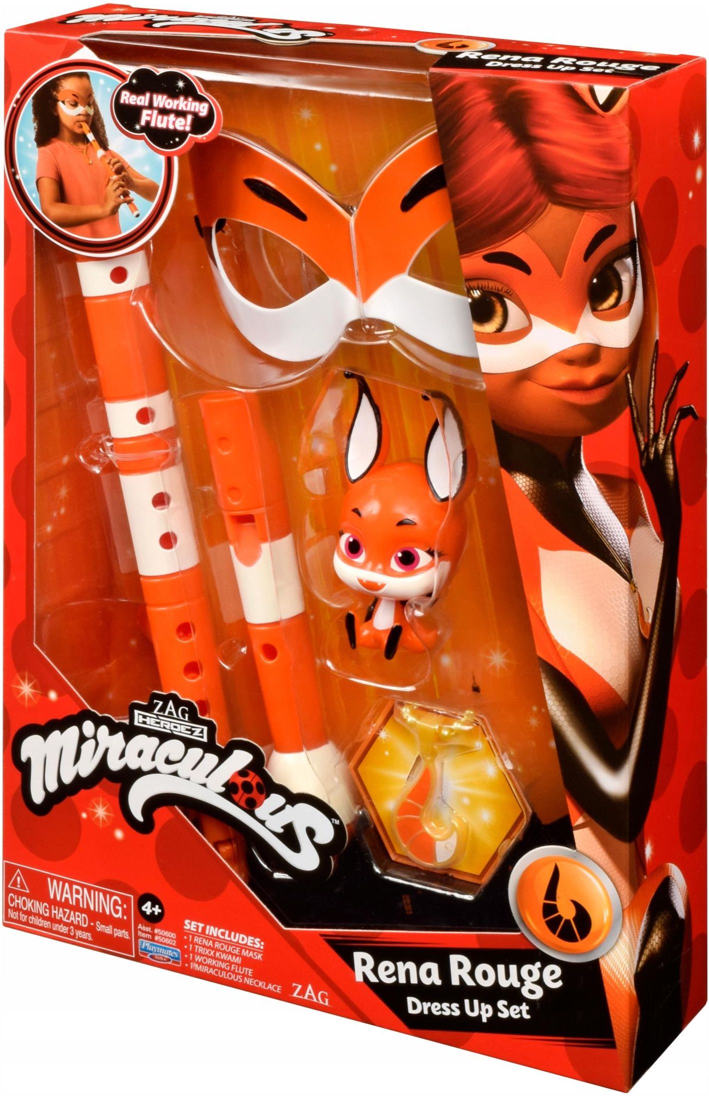 Zestaw Przebranie Miraculous Ruda Kitka Rena Rouge - Ceny i opinie ...