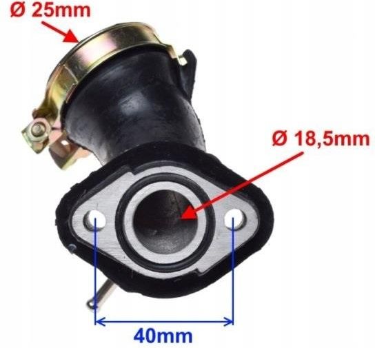 Kengo Sym Orbit 4T Króciec Gaźnika Kolektor Ssania Dolot 135235 ...