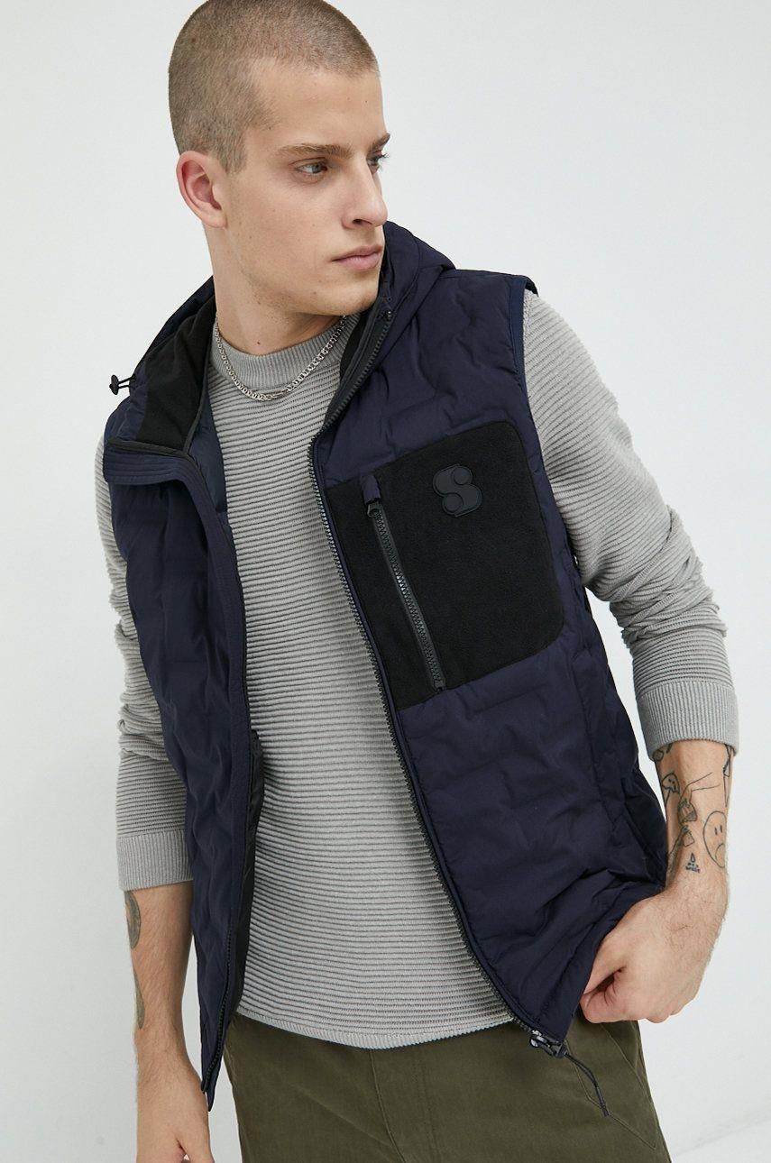 S.Oliver bezrękawnik męski kolor granatowy przejściowy - Ceny i opinie ...