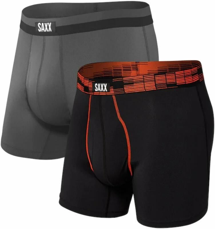 Saxx Sport Mesh 2 Pack Boxer Brief Black Digi Dna Graphite L - Ceny i ...
