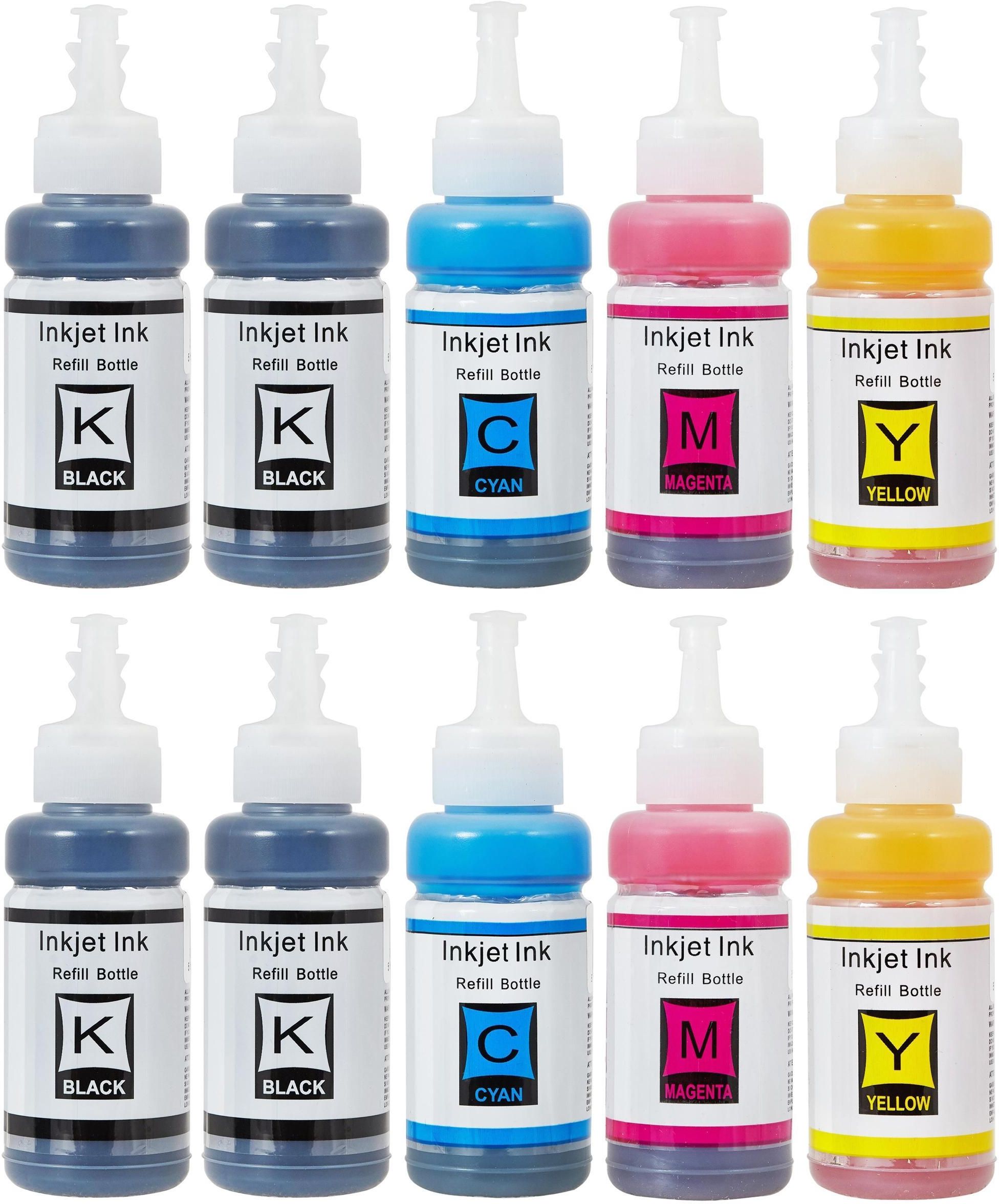 Tusz WHITEBOX ZESTAW DO EPSON T6641 - T6644 - 10X KOLORY CMYK 4/2/2/2 ...