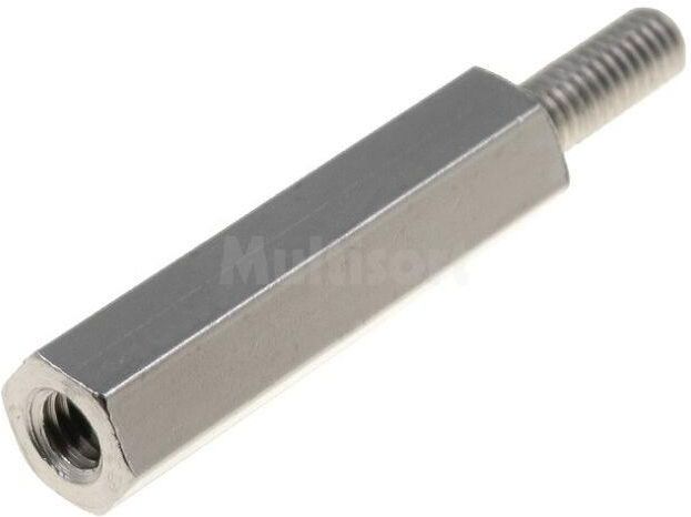 Tulej Vogt Tulejka Dystansowa Gwintowana 20mm Gwint Wew M3 Zew Mosiądz Obdtdmfmm320 - Opinie i ...