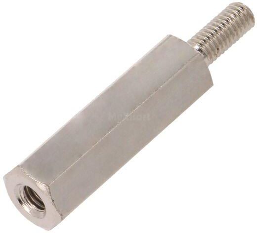 Tulej Dremec Tulejka Dystansowa Gwintowana 20mm Gwint Wew M3 Zew Mosiądz Obdtdmm3X20Dr215 ...