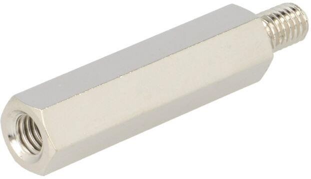 Tulej Dremec Tulejka Dystansowa Gwintowana 40mm Gwint Wew M6 Zew Mosiądz Obdtdmm6X40Dr219 ...