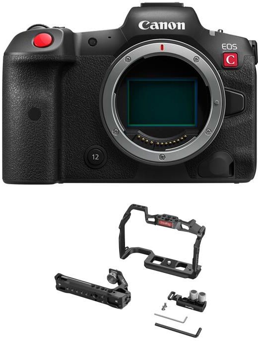 Aparat cyfrowy Canon EOS R5C + klatka SmallRig Black Mamba z rączką ...