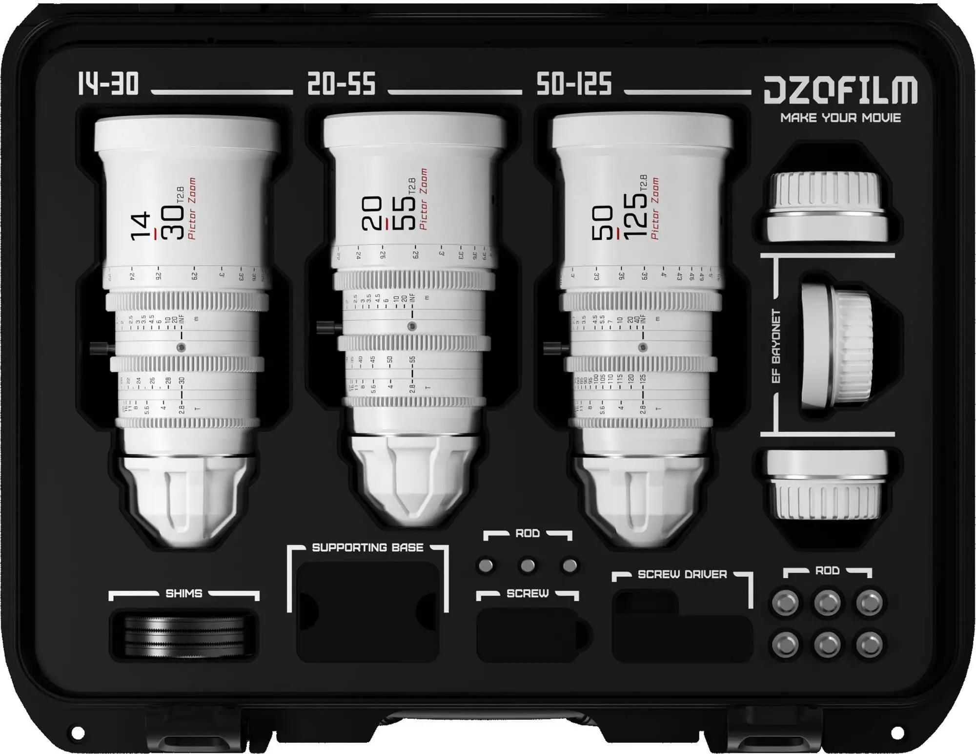 Obiektyw do kamery DZOFILM Pictor Zoom DZO 3-Lens Kit Bundle (14-30mm ...
