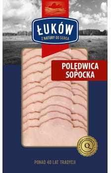 Łuków Polędwica Sopocka Plastry 100g - Ceny i opinie - Ceneo.pl