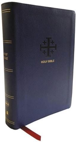 Nkjv, End-Of-Verse Reference Bible, Personal Size Large Print, Leathersoft, Blue, Red Letter ...