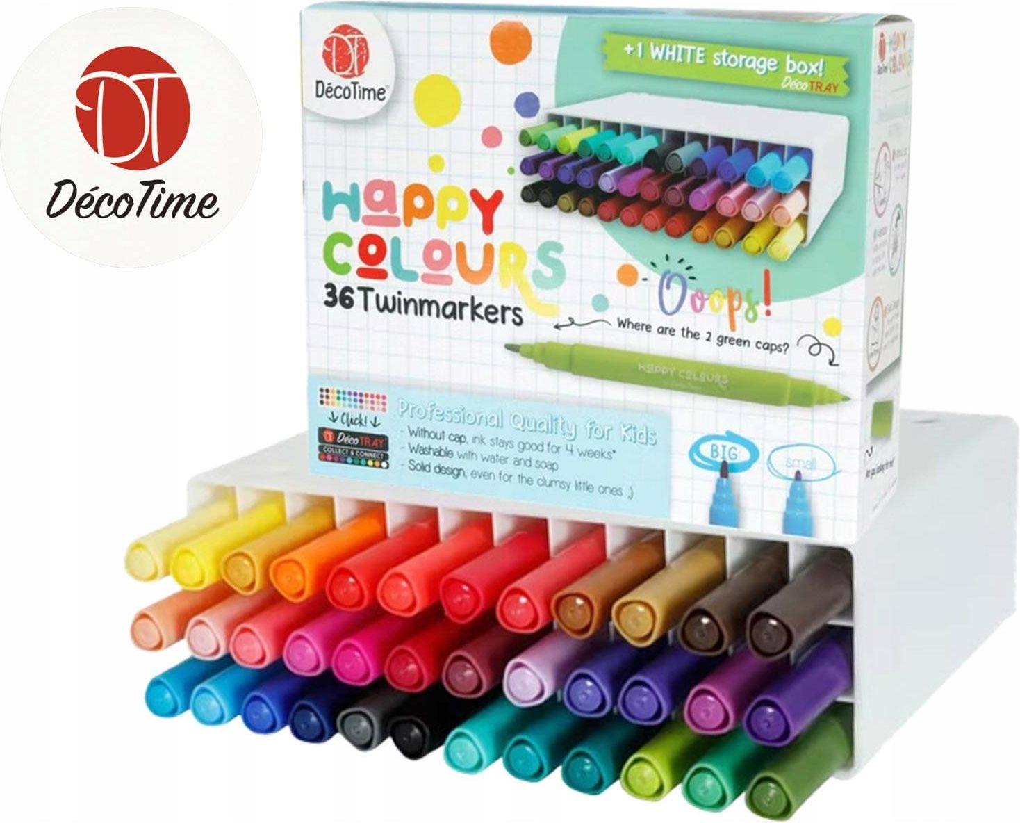 Decotime Markery Dwustronne Pisaki Profesjonalne Zestaw - Ceny i opinie ...