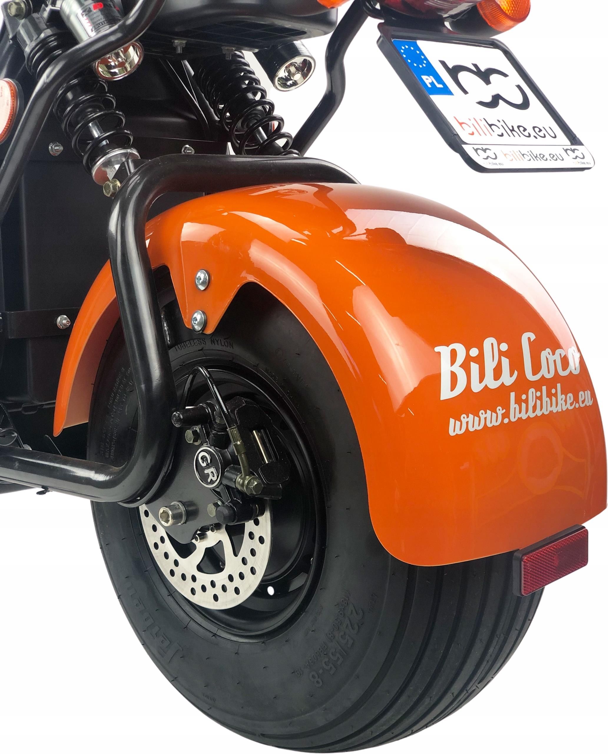 Części motocyklowe Błotniki Skuter Elektryczny Bili Coco Pomarańczowy ...