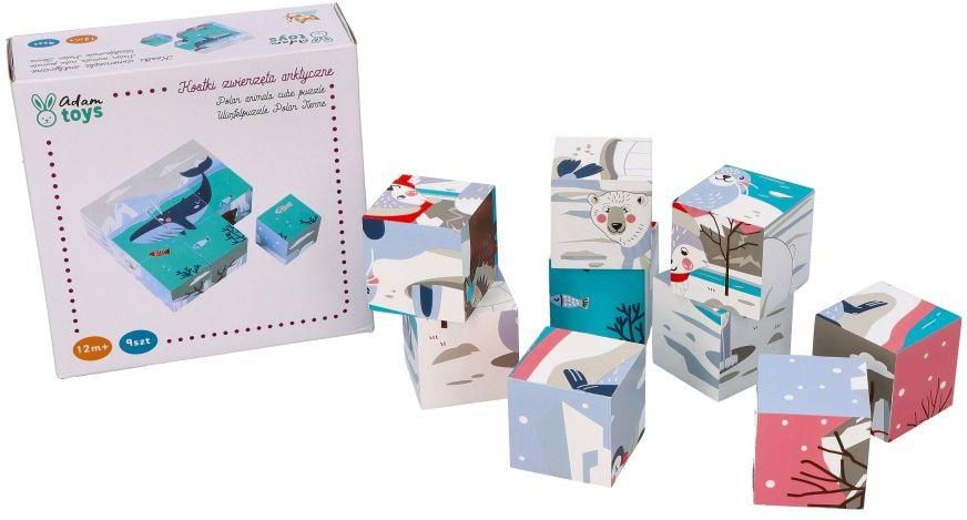 Adam Toys Kostki Układanka Sześcienna Zwierzęta Arktyki - Ceny i opinie ...