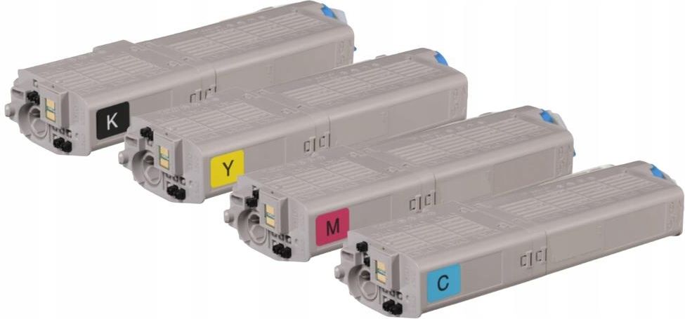 4 X toner do Oki ES5432 ES5463 ES5442 ES5473 Cmyk - Opinie i ceny na ...