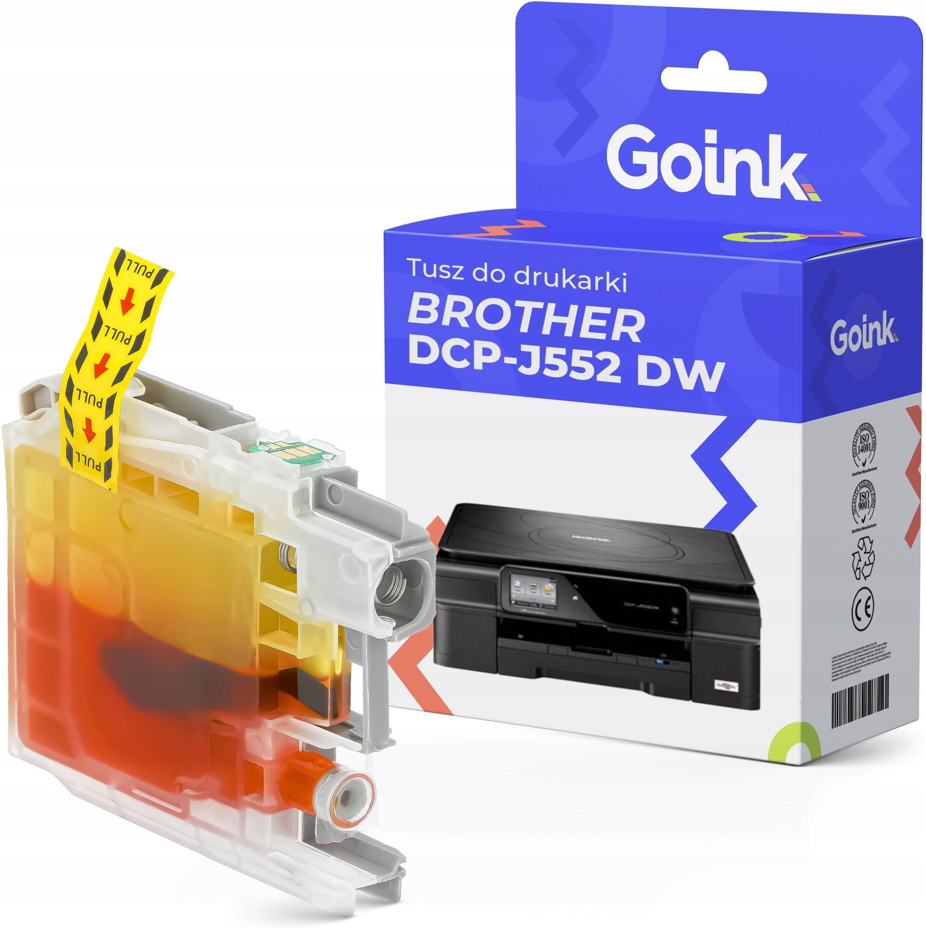 Tusz Tusz do Brother DCP-J552 Dw Yellow LC123Y do drukarki - Opinie i ceny na Ceneo.pl