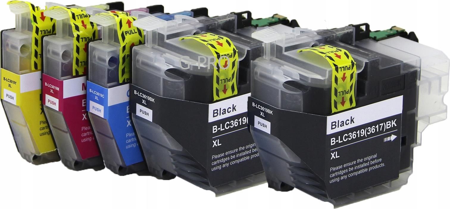 Tusz 5x do Brother LC3619XL MFC-J2330DW J3530DW J3930DW do drukarki ...