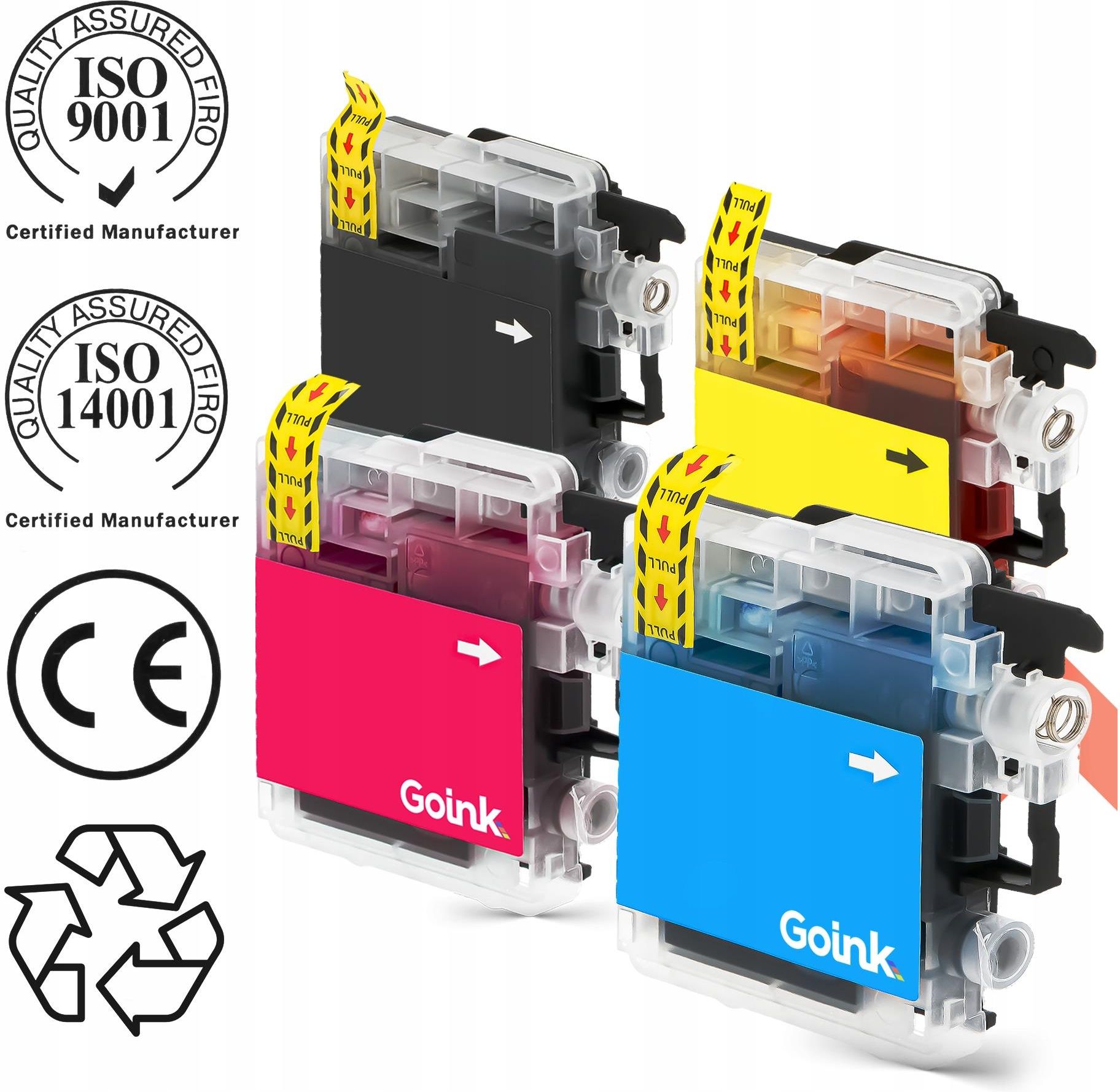 Tusz 8x Tusz do Brother DCP-6690 Cw Cmyk LC1100 do drukarki - Opinie i ...