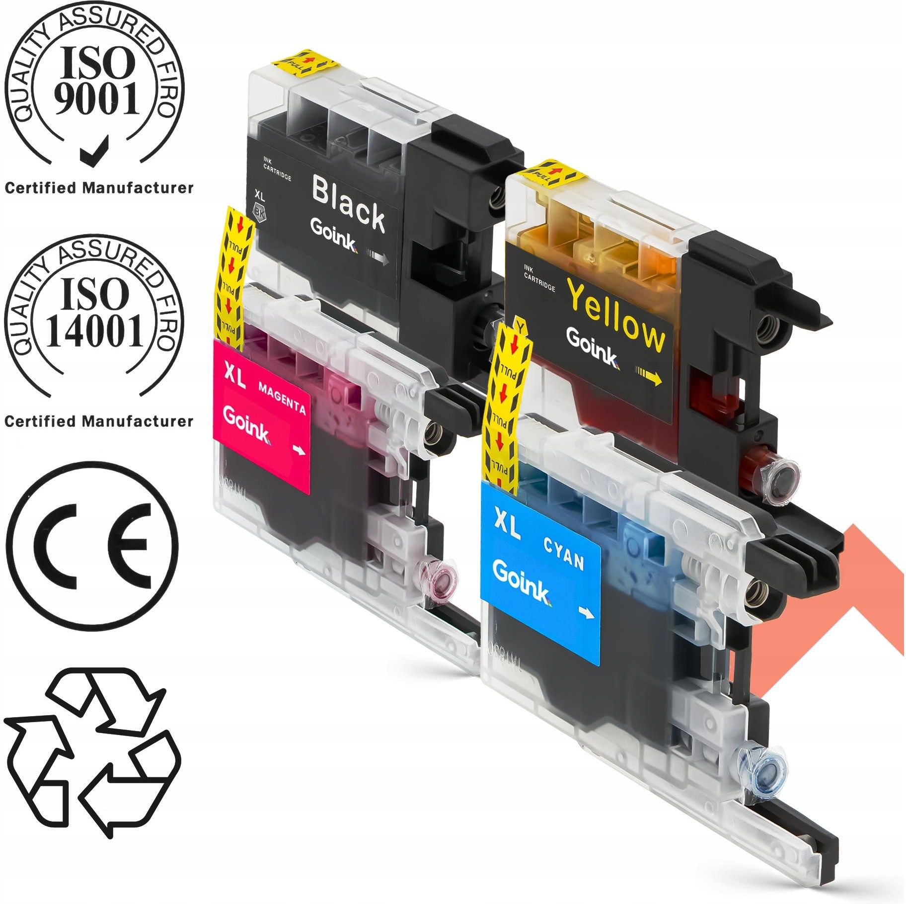 Tusz 8x Tusz do Brother MFC-J5910 Dw Cmyk LC1220 do drukarki - Opinie i ...